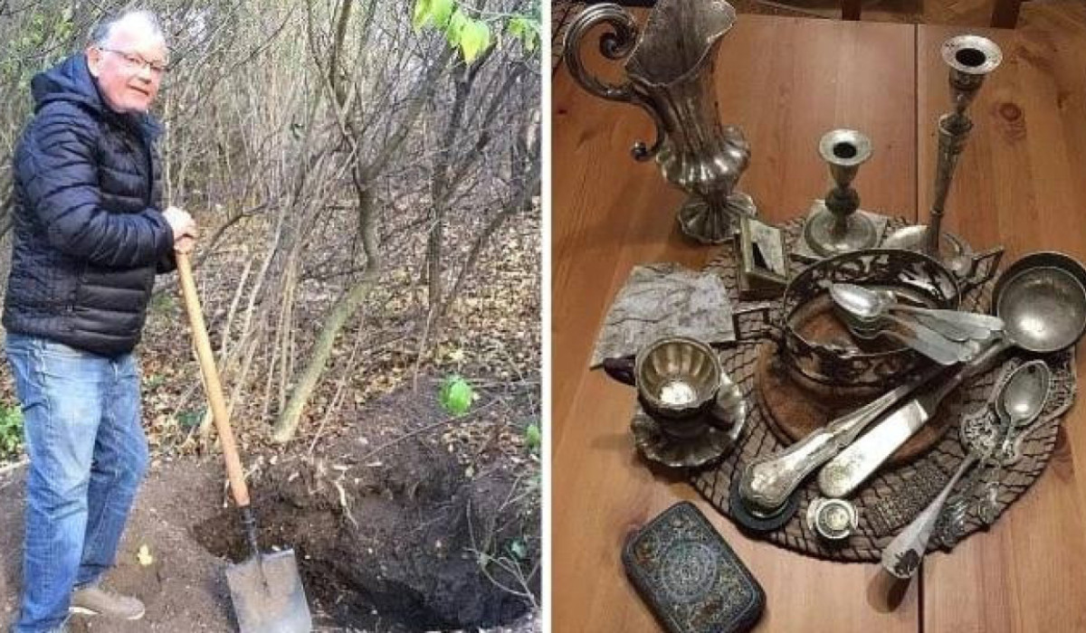 Man uncovers 80-year-old family treasure thanks to map left by his ...